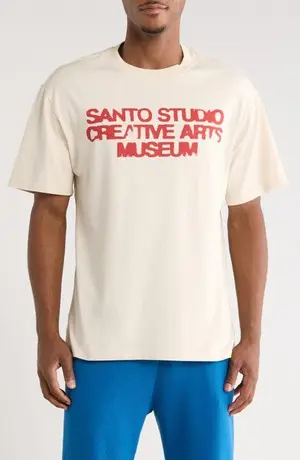 SANTO STUDIO Museum Drappo Graphic T-shirt