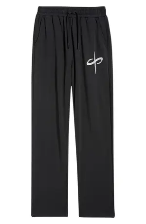 SANTO STUDIO Tempo Tonal Drawstring Pants - Black