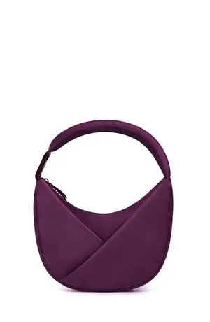LUX AND NYX Origami Crescent Convertible Crossbody Bag - Wine