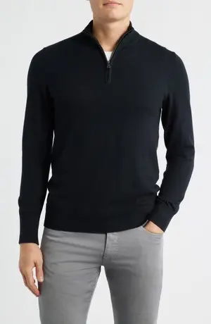 Mizzen+main Heritage Quarter Zip Sweater