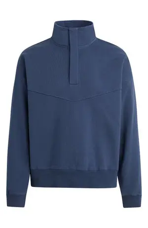 Hudson Jeans Quarter-snap Fleece Top
