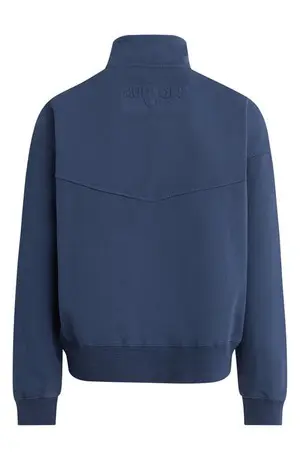 Hudson Jeans Quarter-snap Fleece Top