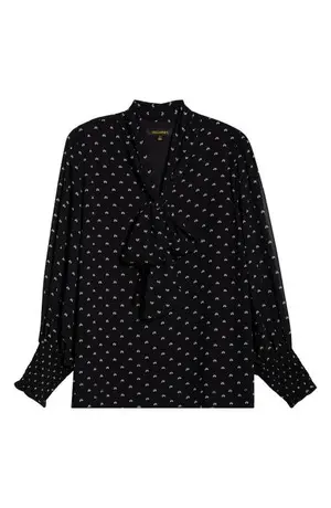 SUGARLIPS Rosaly Bow Print Top
