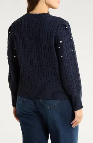 SUGARLIPS Toxey Cable Stitch Sweater