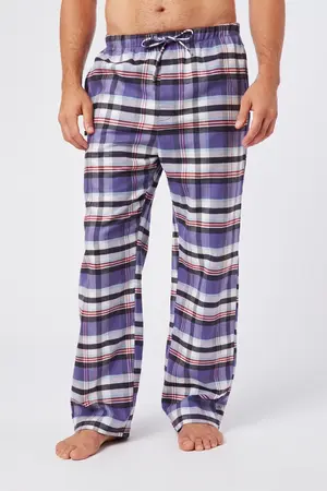 THE CAT'S PAJAMAS Pima Cotton Flannel Pajama Pants - Telluride
