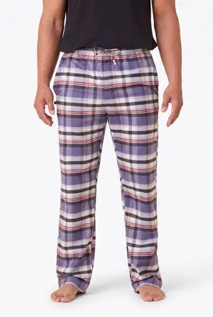 THE CAT'S PAJAMAS Pima Cotton Flannel Pajama Pants - Telluride