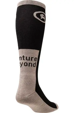 BACKCOUNTRY Venture Beyond Merino Blend Ski Socks - Black/fallen Rock