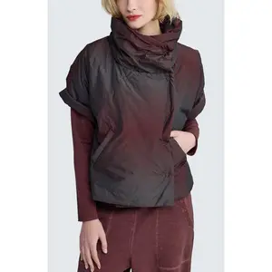 LUUKAA Stella Sculptural Cropped Jacket - Mulberry