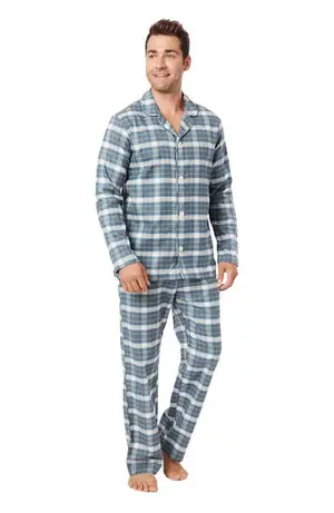 THE CAT'S PAJAMAS Flannel Pajama Set - Sun Valley