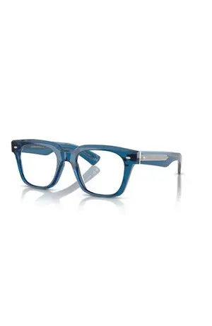 Oliver Spencer 51mm Rectangle Eyeglasses - Blue