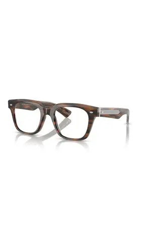 Oliver Spencer 51mm Rectangle Eyeglasses - Brown
