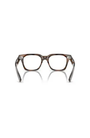 Oliver Spencer 51mm Rectangle Eyeglasses - Brown
