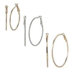 Jessica Simpson Hoop Earring Set - Multi