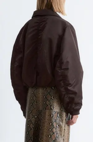 & Other Stories Cropped Bomber Jacket