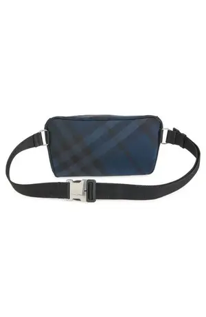 Burberry Grid Check Nylon Belt Bag