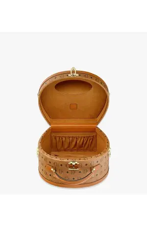 Mcm Hat Box In Visetos
