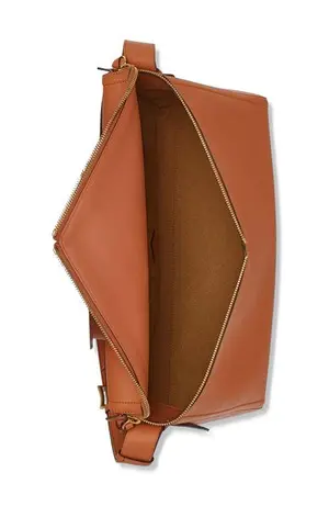 Mcm Diamant 3d Calf Leather Shoulder Bag - Brown