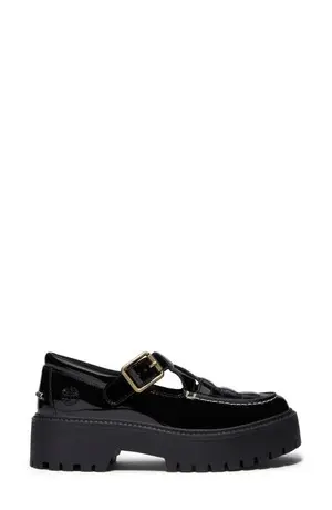 Timberland Stone Street Platform Buckle Loafer - Black Full Grain