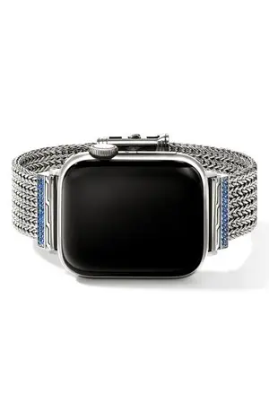 John Hardy Icon Link Smart Watch Strap - Silver/sapphire