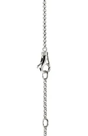 John Hardy Pavé Diamond Spear Station Necklace
