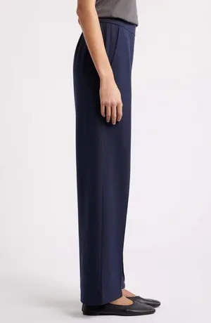 Eileen Fisher Pintuck Straight Leg Pants