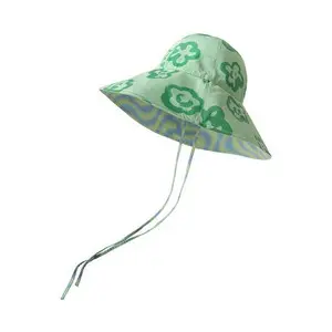 LOST PATTERN Reversible Sun Hat - Green