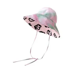 LOST PATTERN Reversible Sun Hat - Pink