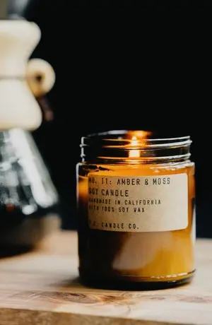 P.F. CANDLE CO. Amber & Moss Candle