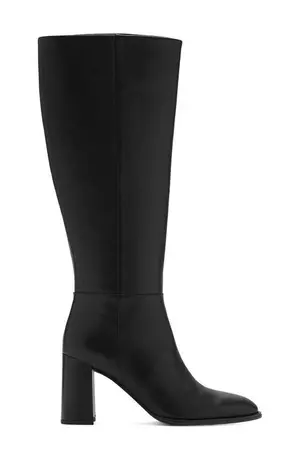 Women's Black Knee High Boots