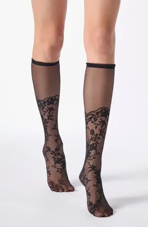 Oroblu Lace Knee High Socks