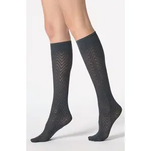 Oroblu Herringbone Knee High Socks