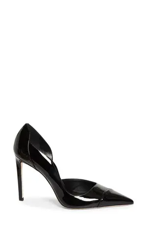 JIMMY CHOO Brigitte Pointed-toe D'orsay Pumps - Black
