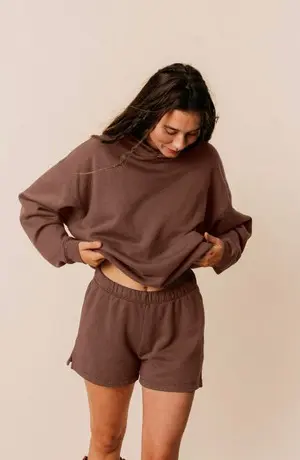 OCIO Organic Cotton Teddy Oversized Hoodie - Rye