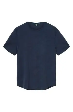 John Varvatos Blaise Wave Organic Cotton T-shirt - Navy