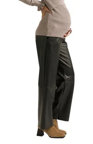 CACHE COEUR Alix Maternity Faux Leather Pants