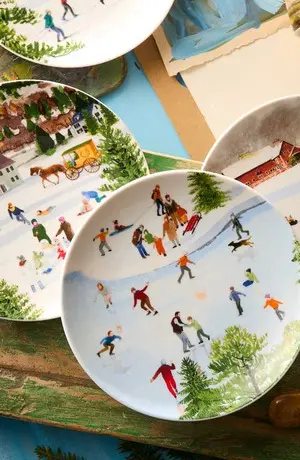 CASKATA X Felix Doolittle "winter Wonderland" Plates