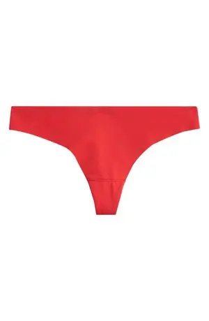 FLEUR DU MAL Le Stretch Micro Thong - Rouge