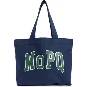 MUSEUM OF PEACE & QUIET Canvas Tote Bag - Navy