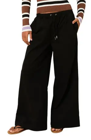 Solid & Striped Stretch Pants For Women