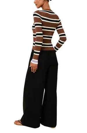 Solid & Striped The Flynn Stretch Cotton Wide Leg Pants