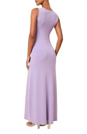 Solid & Striped The Lucerne Rib Sleeveless Maxi Dress - Ultra Violet