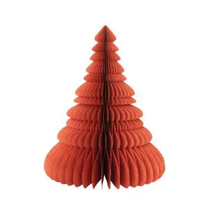 STORIED HOME Paper Honeycomb Tree - Orange