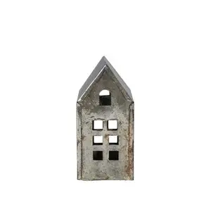 STORIED HOME Metal House - Antique Pewter