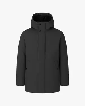 QUARTZ CO. Gaspé Hooded Insulated Winter Jacket - Black