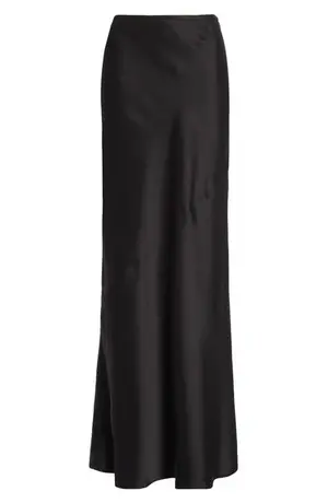 St. John Beverly Liquid Satin Skirt