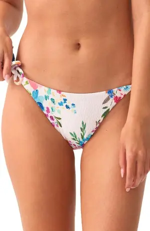 PQ Smocked Side-tie Bikini Bottom - Florencia