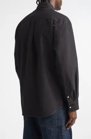LEMAIRE Cotton Twill Western Snap-up Shirt