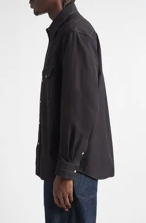 LEMAIRE Cotton Twill Western Snap-up Shirt