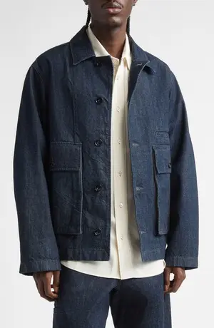 LEMAIRE Boxy Denim Jacket - Denim Indigo
