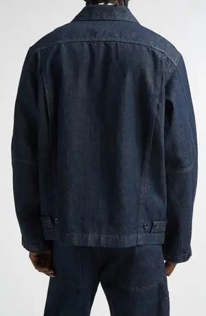 LEMAIRE Boxy Denim Jacket - Denim Indigo